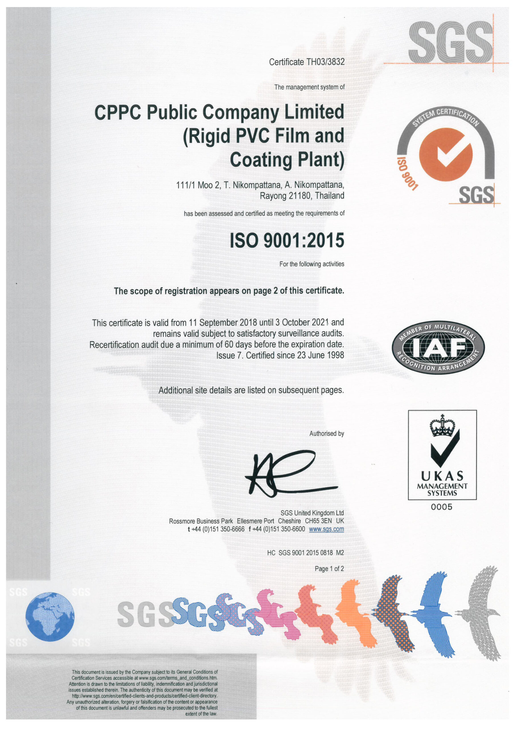 Certified Standard – CPPC